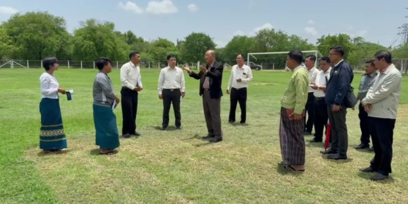 Sports Sector: MOSYA Union Minister inspects sports facilities | Myanmar International TV